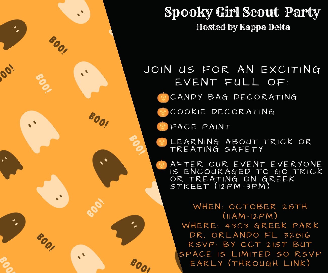 Spooky Girl Scout Party hosted by Kappa Delta – All Things Girl Scouts